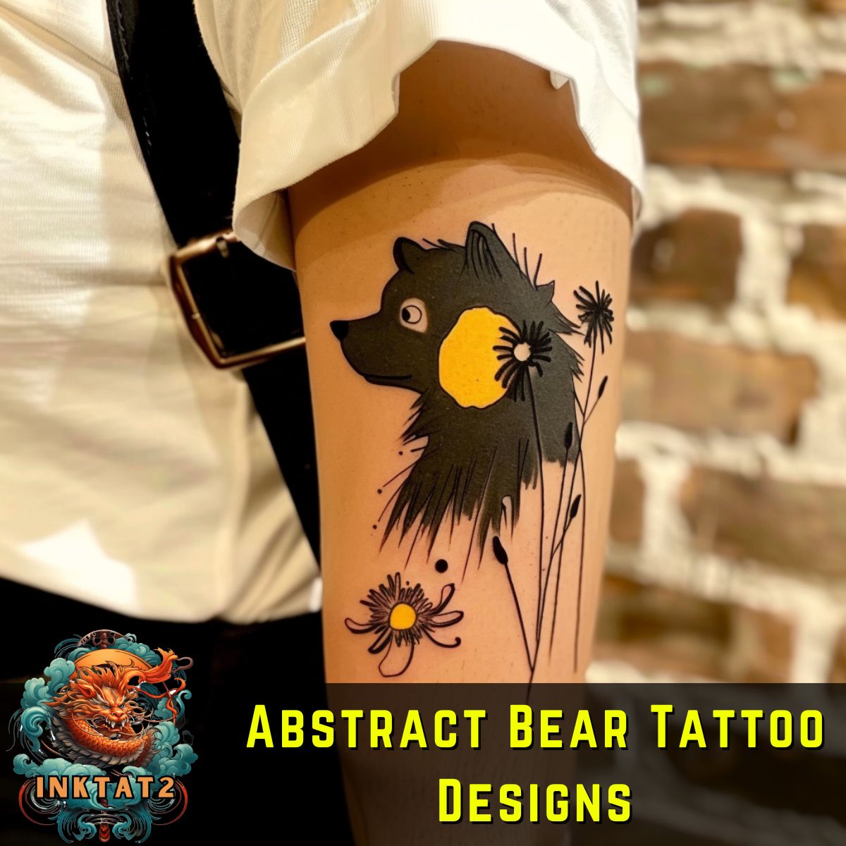 Unleashing the Mystique: Exploring the Allure of Abstract Bear Tattoos ...
