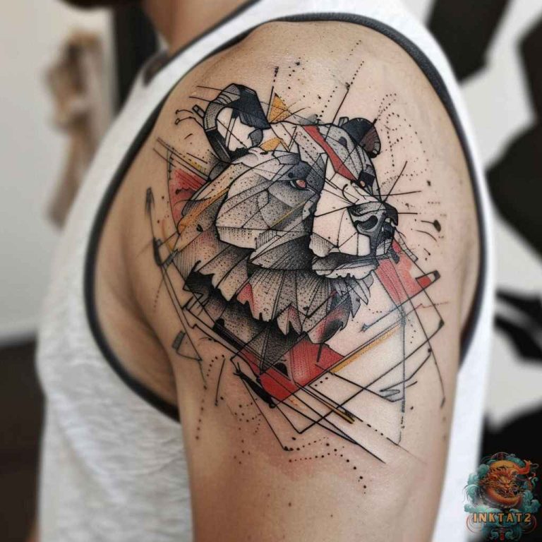 Unleashing the Mystique: Exploring the Allure of Abstract Bear Tattoos ...