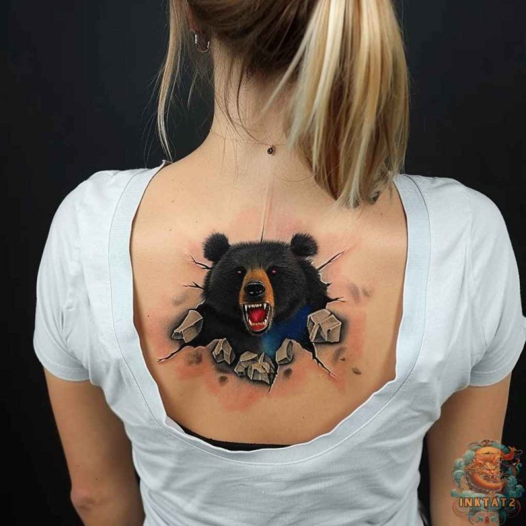 Unleashing the Mystique: Exploring the Allure of Abstract Bear Tattoos ...