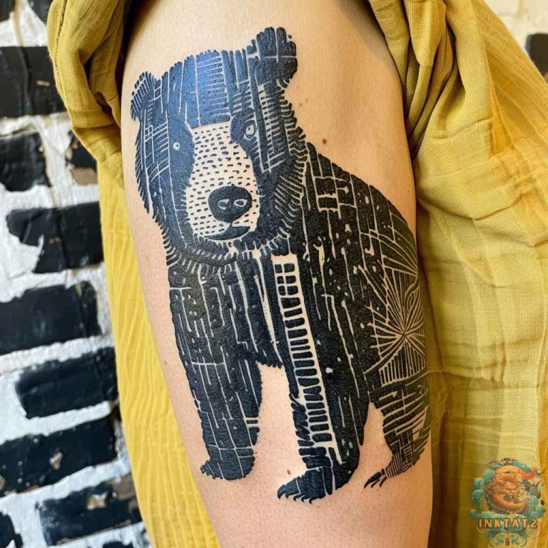 Unleashing the Mystique: Exploring the Allure of Abstract Bear Tattoos ...