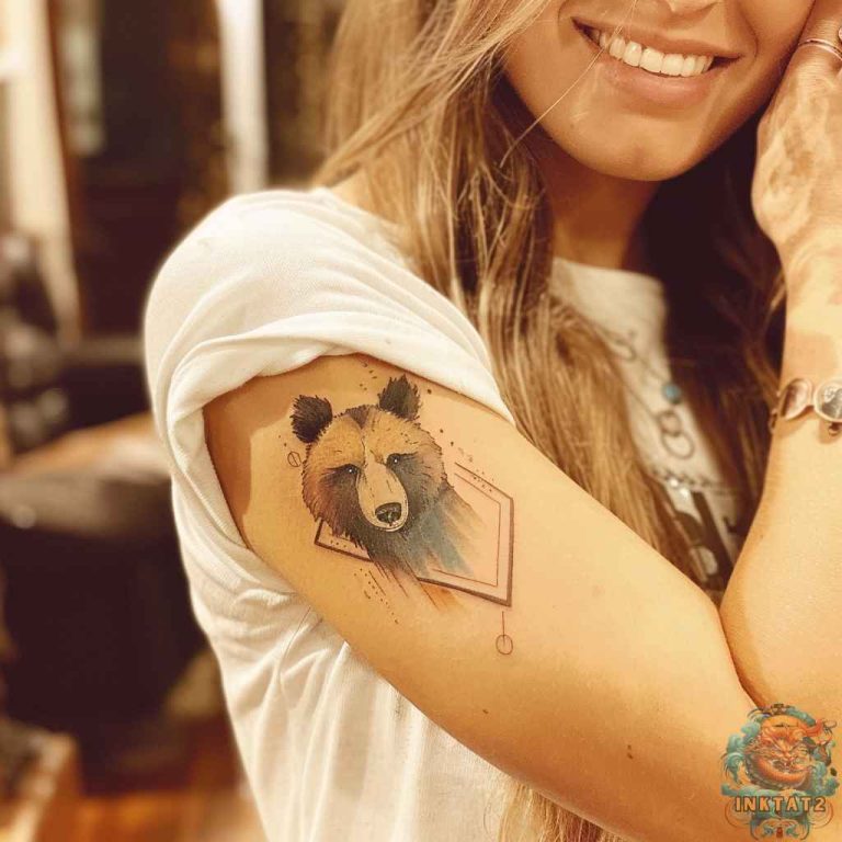 Unleashing the Mystique: Exploring the Allure of Abstract Bear Tattoos ...
