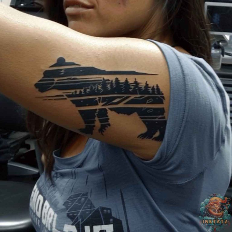 Unleashing the Mystique: Exploring the Allure of Abstract Bear Tattoos ...