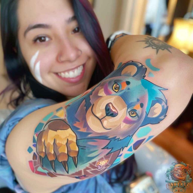 Unleashing the Mystique: Exploring the Allure of Abstract Bear Tattoos ...