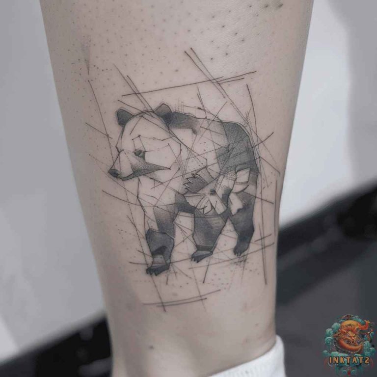 Unleashing the Mystique: Exploring the Allure of Abstract Bear Tattoos ...