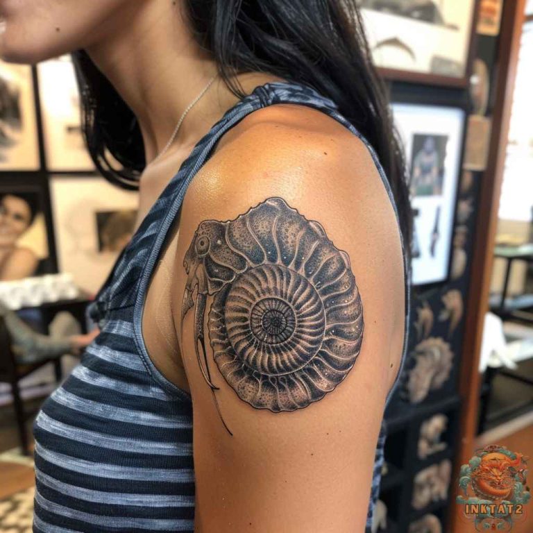 Uncovering the Mysteries: The Fascinating World of Ammonite Tattoos ...