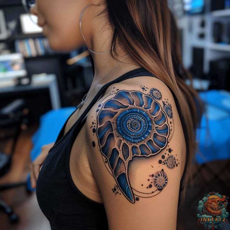 Uncovering the Mysteries: The Fascinating World of Ammonite Tattoos ...