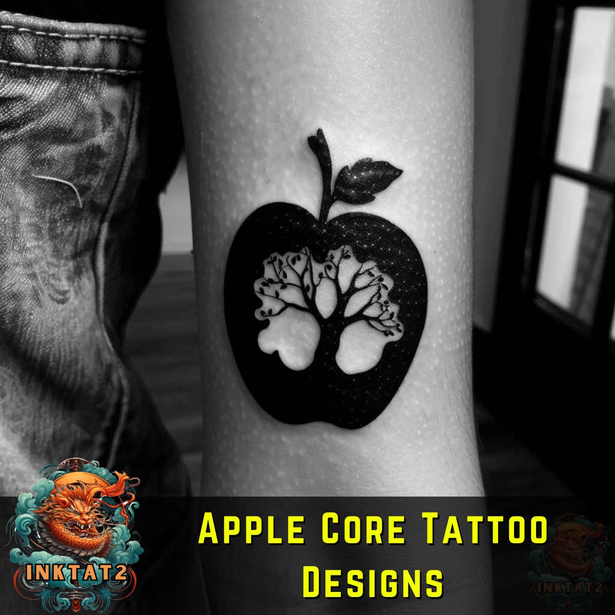 From Fruit to Art: The Fascinating Story Behind the Apple Core Tattoo ...