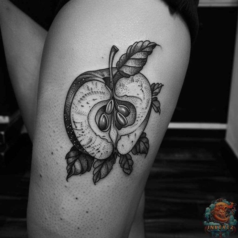 From Fruit to Art: The Fascinating Story Behind the Apple Core Tattoo ...