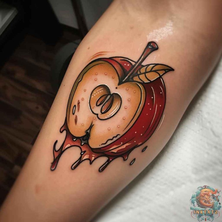 From Fruit to Art: The Fascinating Story Behind the Apple Core Tattoo ...