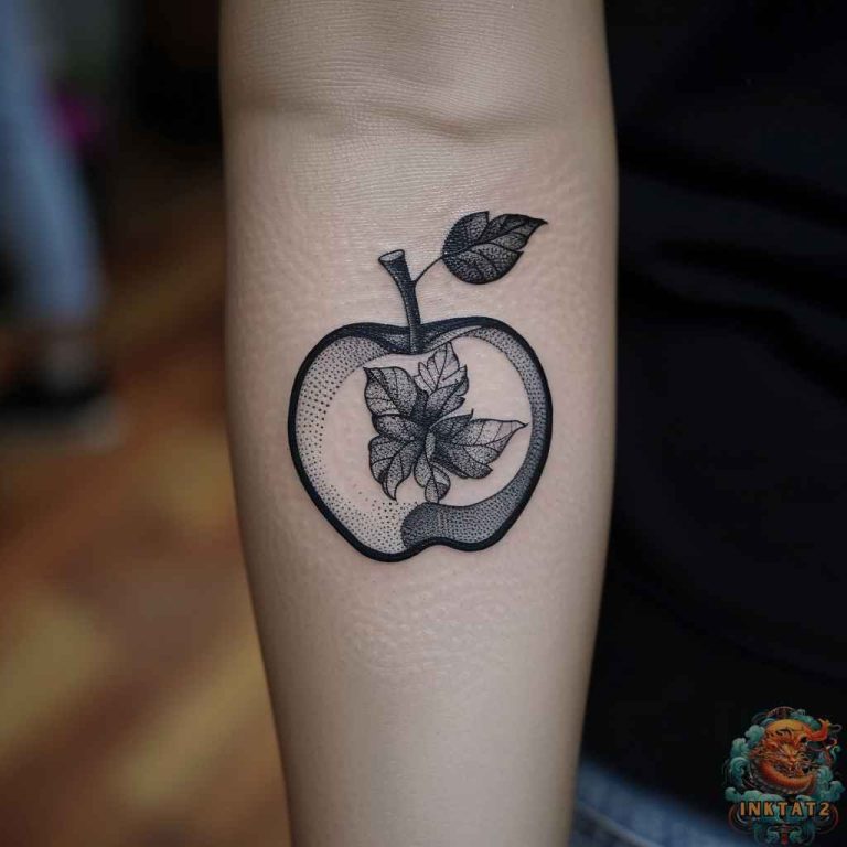 From Fruit to Art: The Fascinating Story Behind the Apple Core Tattoo ...