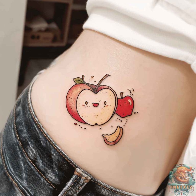 From Fruit to Art: The Fascinating Story Behind the Apple Core Tattoo ...