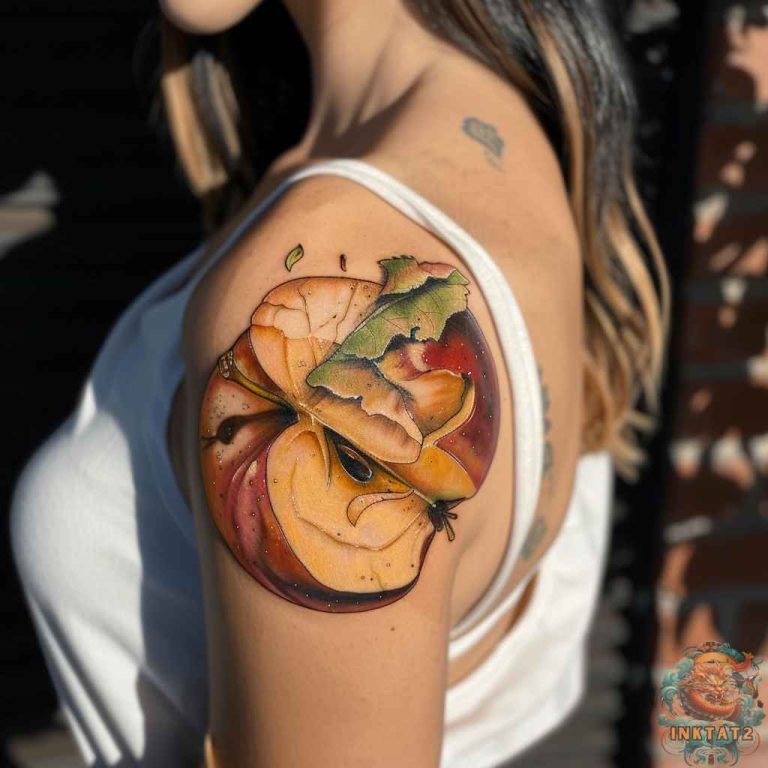 From Fruit to Art: The Fascinating Story Behind the Apple Core Tattoo ...