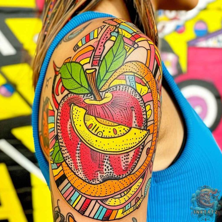 From Fruit to Art: The Fascinating Story Behind the Apple Core Tattoo ...