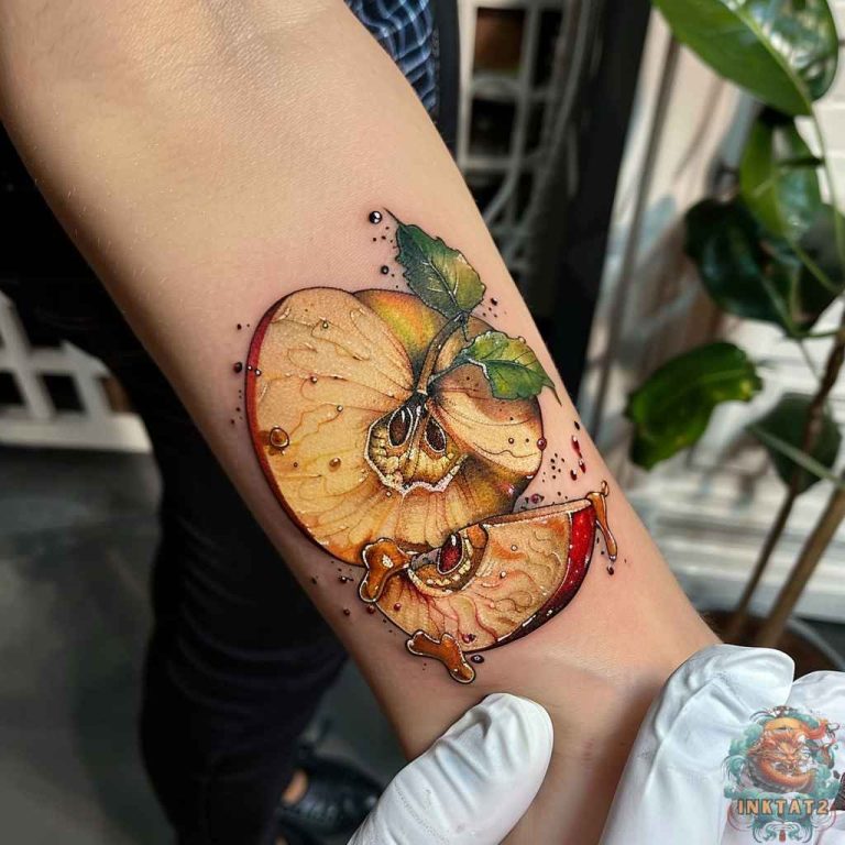 From Fruit to Art: The Fascinating Story Behind the Apple Core Tattoo ...