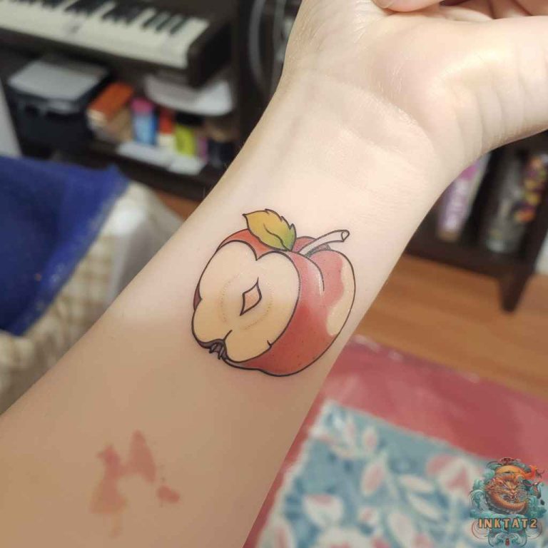 From Fruit to Art: The Fascinating Story Behind the Apple Core Tattoo ...