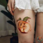 From Fruit to Art: The Fascinating Story Behind the Apple Core Tattoo ...