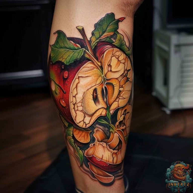 From Fruit to Art: The Fascinating Story Behind the Apple Core Tattoo ...