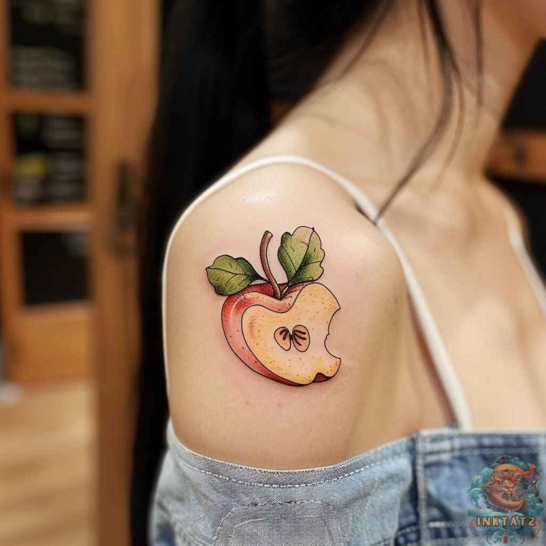 From Fruit to Art: The Fascinating Story Behind the Apple Core Tattoo ...