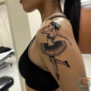 En Pointe Permanence: The Timeless Beauty of Ballerina Tattoos: 125 Designs - inktat2.com