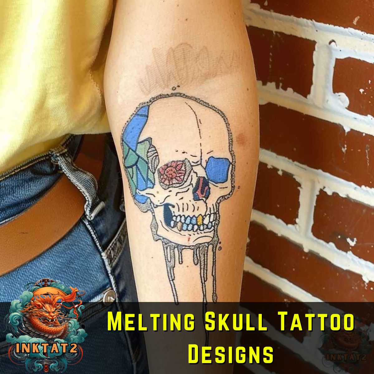 Unleashing the Mystique: Exploring the Dark Beauty of Melting Skull ...