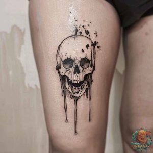 Unleashing the Mystique: Exploring the Dark Beauty of Melting Skull ...
