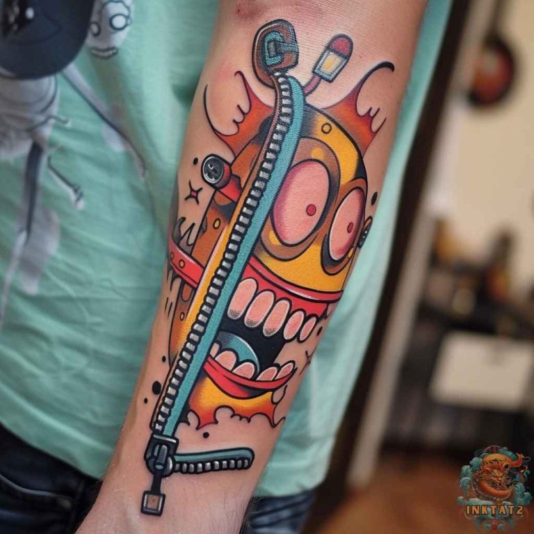 Unzipping the Meaning Behind Zipper Tattoos: A Closer Look at This ...