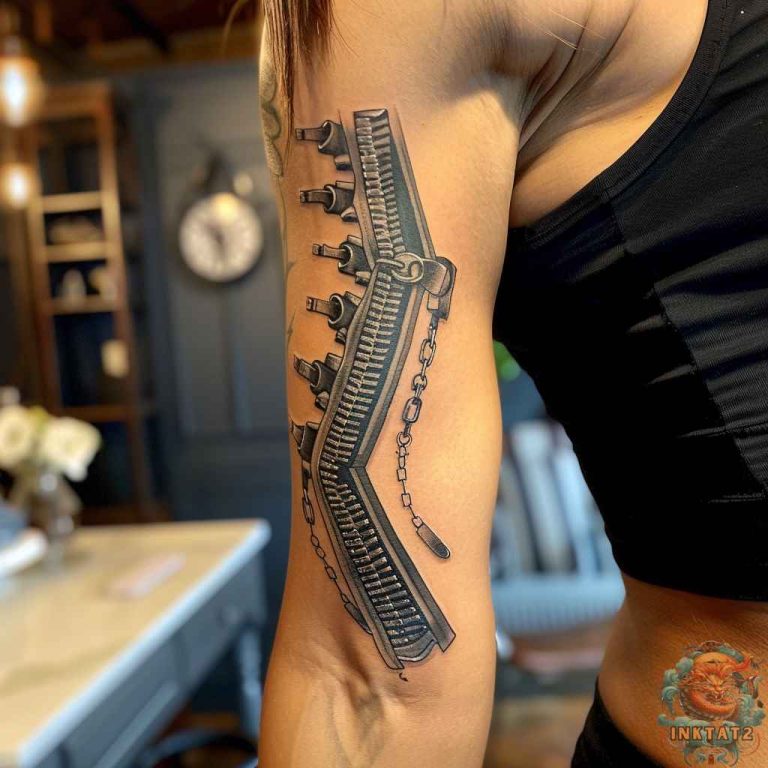 Unzipping the Meaning Behind Zipper Tattoos: A Closer Look at This ...