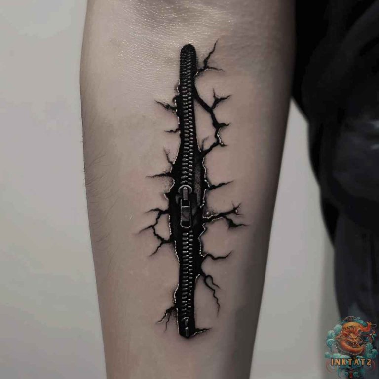 Unzipping the Meaning Behind Zipper Tattoos: A Closer Look at This ...
