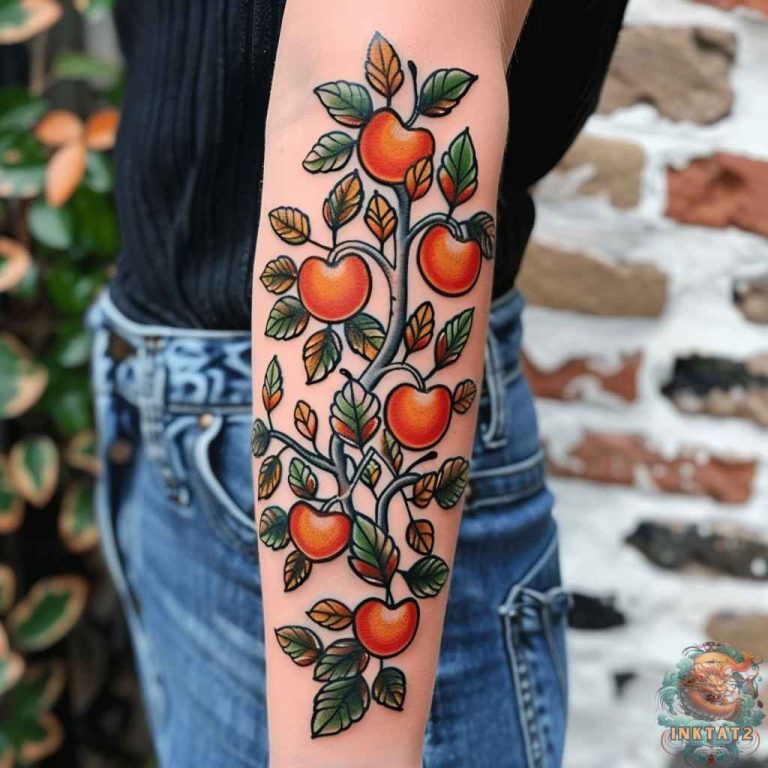 Branching Out: Exploring the Symbolism of Apple Tree Tattoos: 135 Designs - inktat2.com