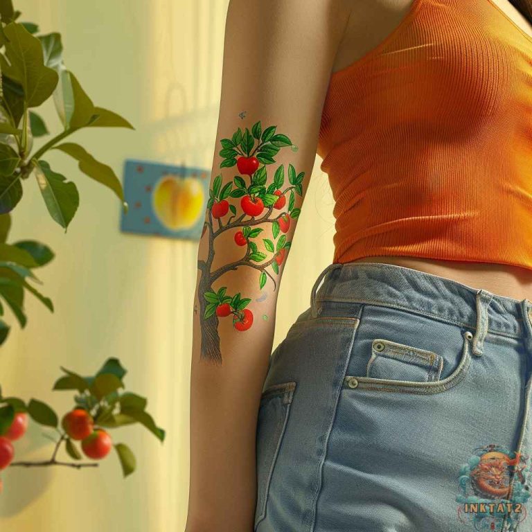Branching Out: Exploring the Symbolism of Apple Tree Tattoos: 135 Designs - inktat2.com