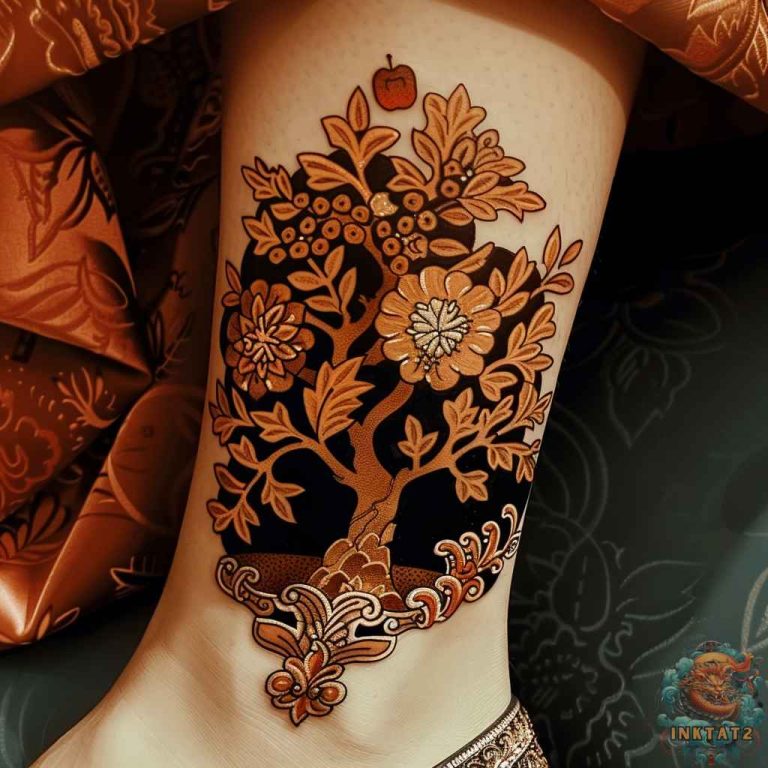 Branching Out: Exploring the Symbolism of Apple Tree Tattoos: 135 Designs - inktat2.com