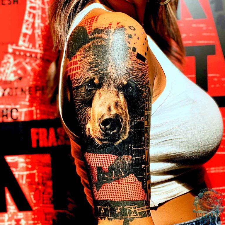 Unleashing the Fierce and Mystical Appeal of Bear Tattoos: Exploring ...