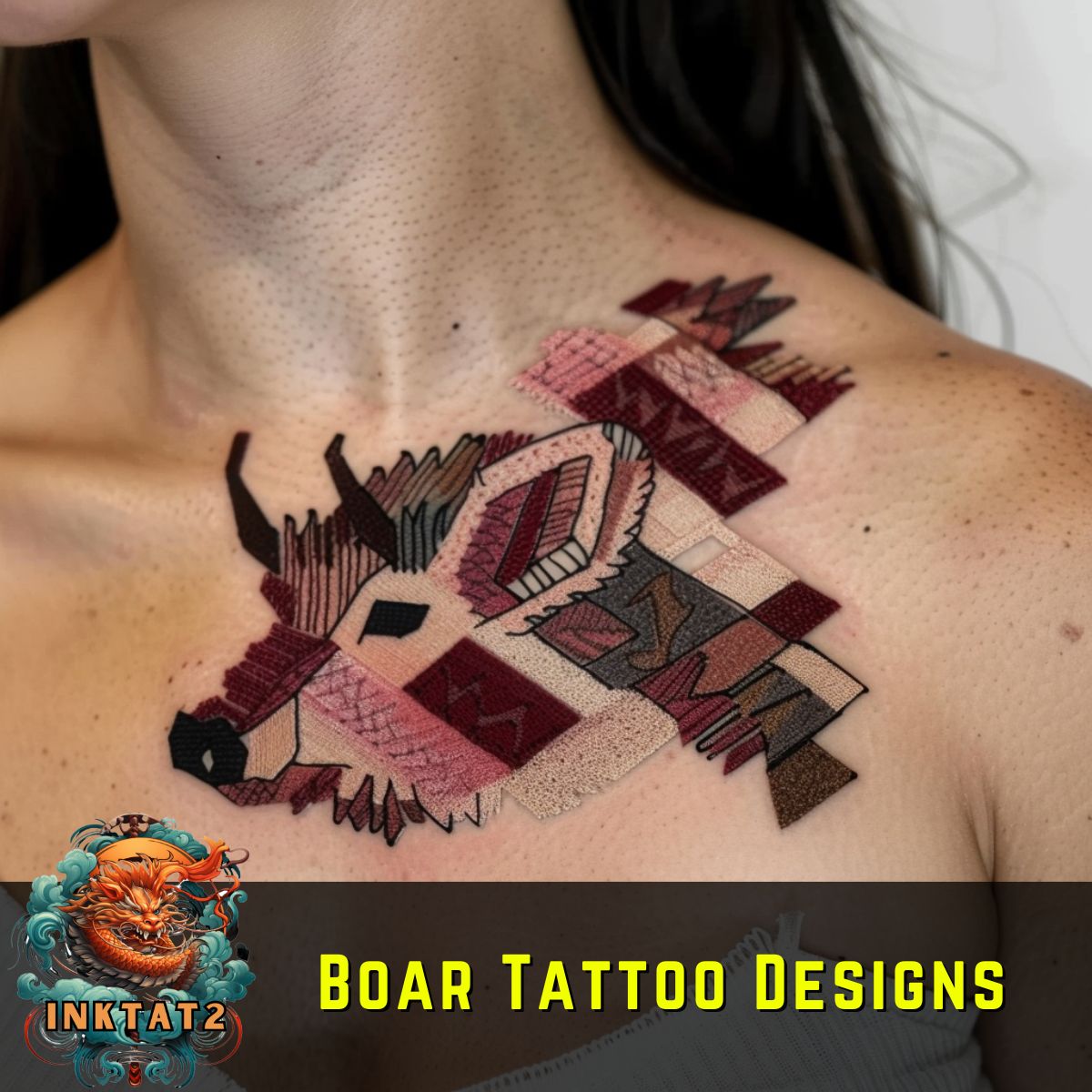 Unleashing the Boldness: Exploring the Symbolism of Boar Tattoos: 109 ...