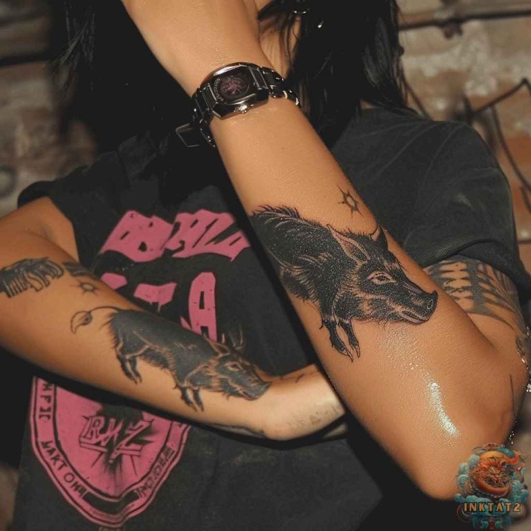 Unleashing the Boldness: Exploring the Symbolism of Boar Tattoos: 109 ...