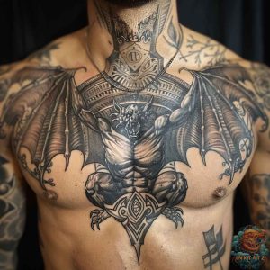 Gargoyle Tattoos: From Ancient Protectors to Modern Art: 137 Designs ...