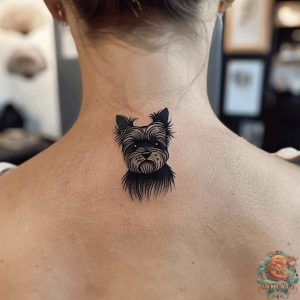 Unleashing the Cutest Ink: Exploring the World of Yorkie Tattoo Designs ...