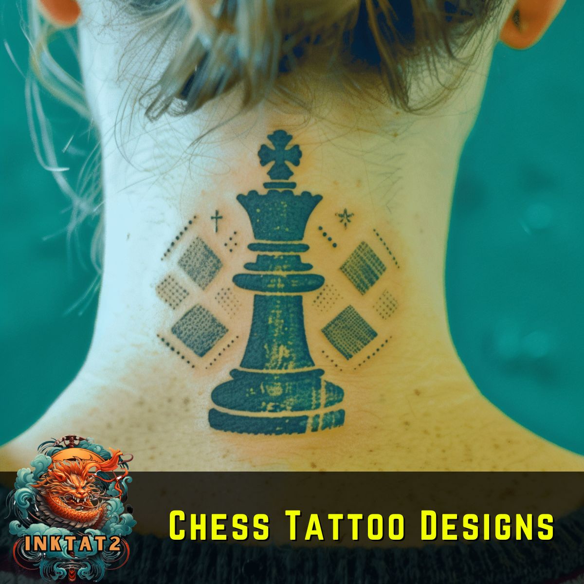 Checkmate Your Style: Exploring the World of Chess Tattoos: 98 Designs ...