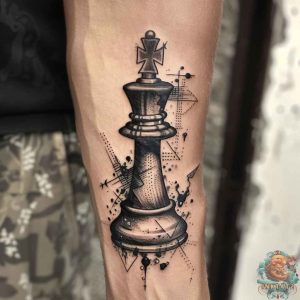 Checkmate Your Style: Exploring the World of Chess Tattoos: 98 Designs ...