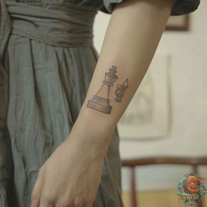 Checkmate Your Style: Exploring the World of Chess Tattoos: 98 Designs ...