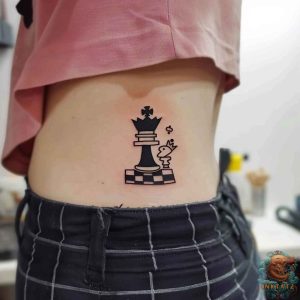 Checkmate Your Style: Exploring the World of Chess Tattoos: 98 Designs ...