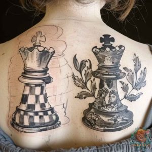 Checkmate Your Style: Exploring the World of Chess Tattoos: 98 Designs ...