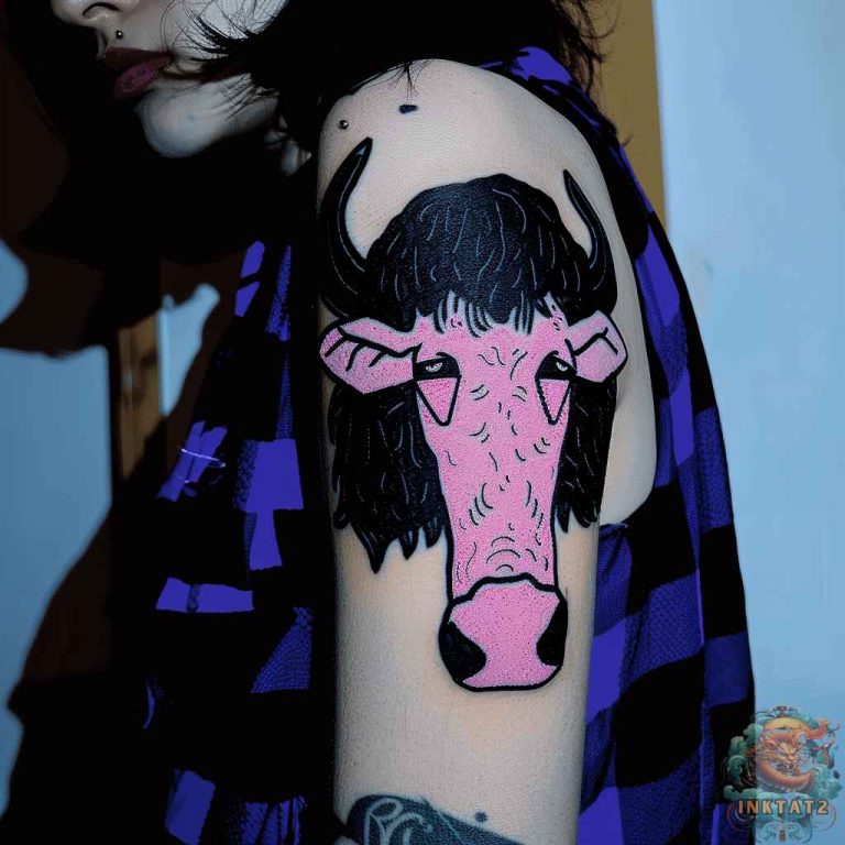 Moo-ving Art: Exploring the Symbolism of Cow Tattoos: 165 Designs ...