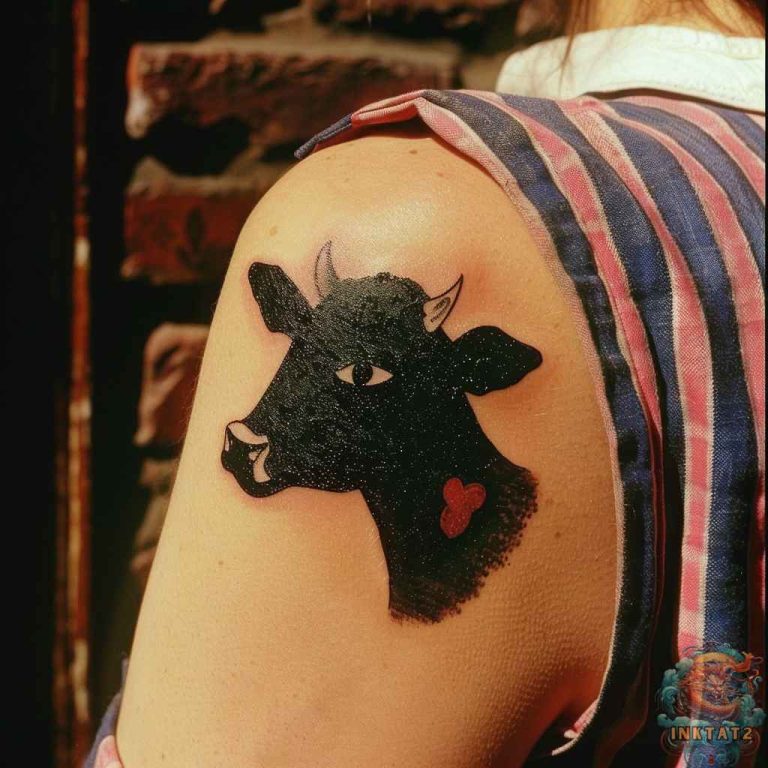 Moo-ving Art: Exploring the Symbolism of Cow Tattoos: 165 Designs ...