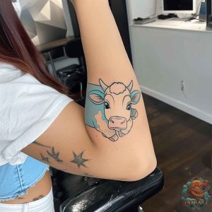 Moo-ving Art: Exploring the Symbolism of Cow Tattoos: 165 Designs ...