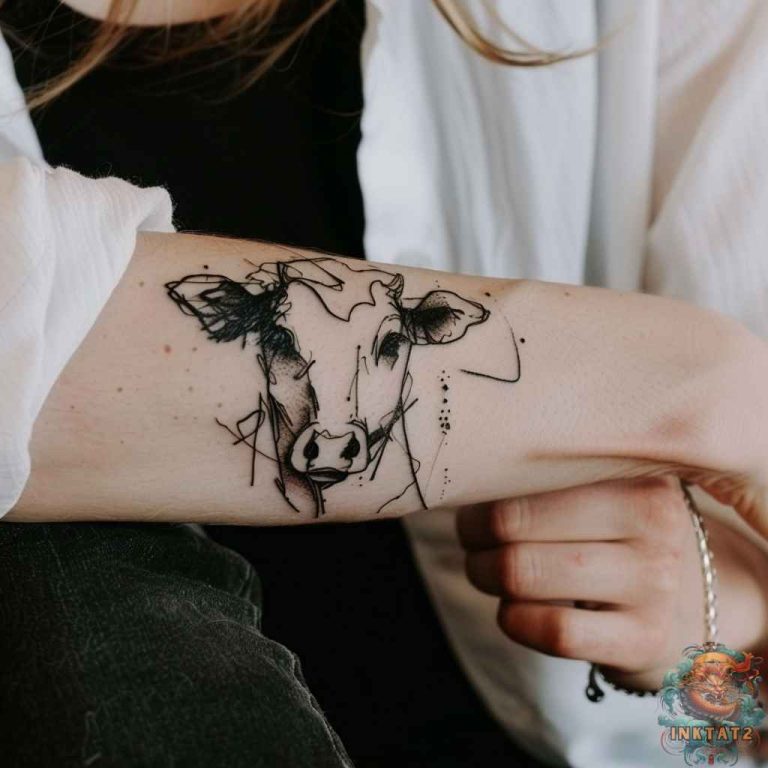 Moo-ving Art: Exploring the Symbolism of Cow Tattoos: 165 Designs ...