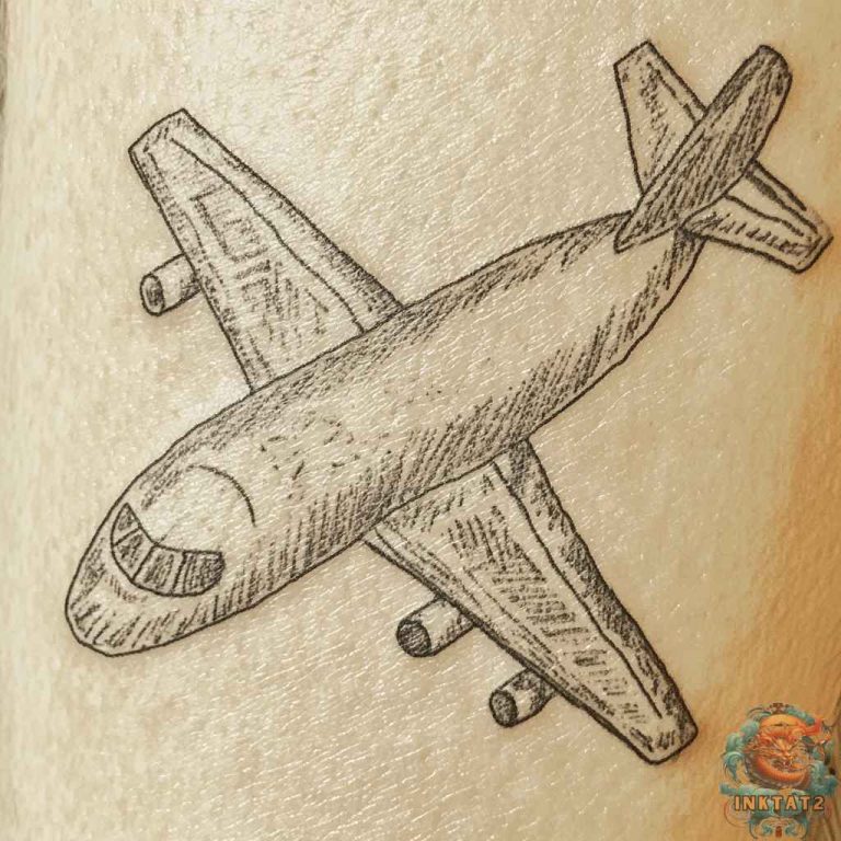Taking Flight: The Meaning and Symbolism of Airplane Tattoos: 83 ...