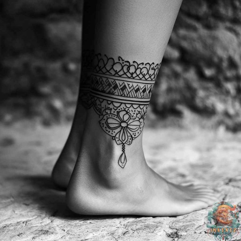 Stepping into Style: The Art of Ankle Tattoos: 202 Designs - inktat2.com
