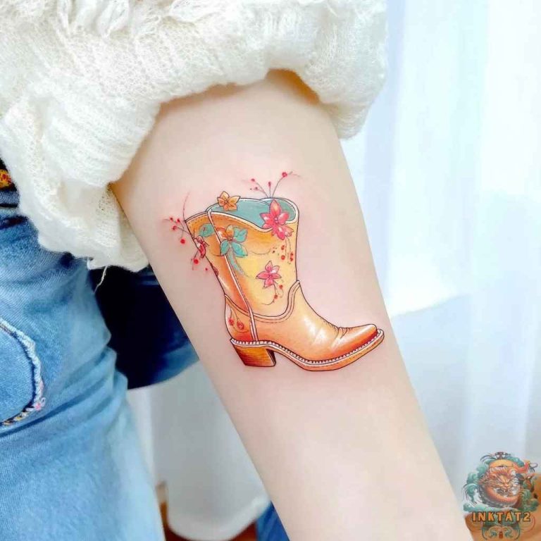 Kicking Up Some Ink: The Allure of Cowboy Boot Tattoos: 85 Designs ...