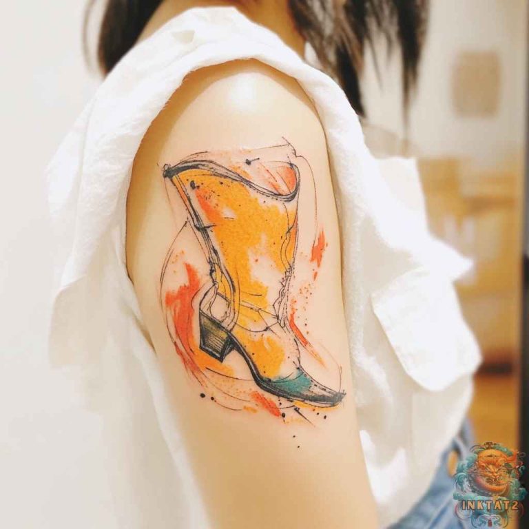 Kicking Up Some Ink: The Allure of Cowboy Boot Tattoos: 85 Designs ...