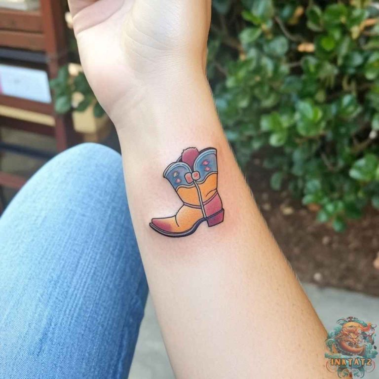 Kicking Up Some Ink: The Allure of Cowboy Boot Tattoos: 85 Designs ...